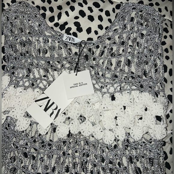 Zara | Tops | Zara Combination Knit Top | Poshmark